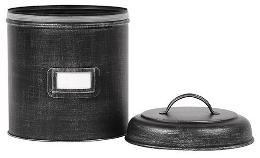 Úložné boxy a koše - černá - kov- S - 10x10x15 cm