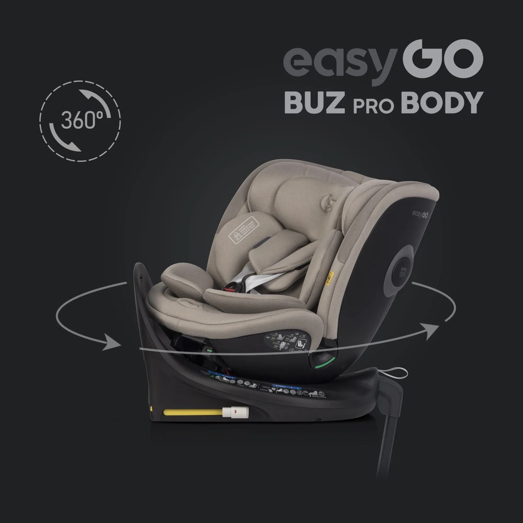 Sada autosedaček 2v1 EasyGo Buz Pro a Buz Pro Body Taupe