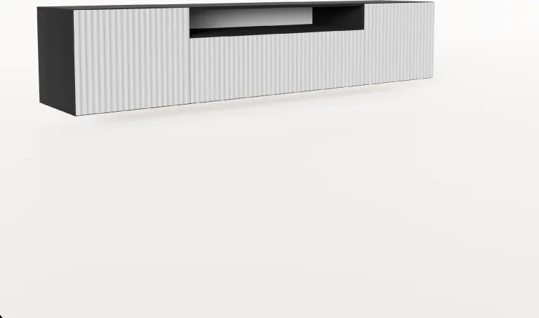 ADRK Furniture RTV skříňka NOEMI Závěsná RTV-NOE-BW