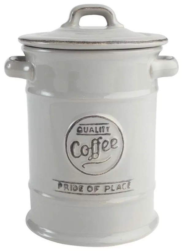 Keramická dóza na kávu T&amp;G Woodware Pride of Place, šedá - T&amp;G Woodware