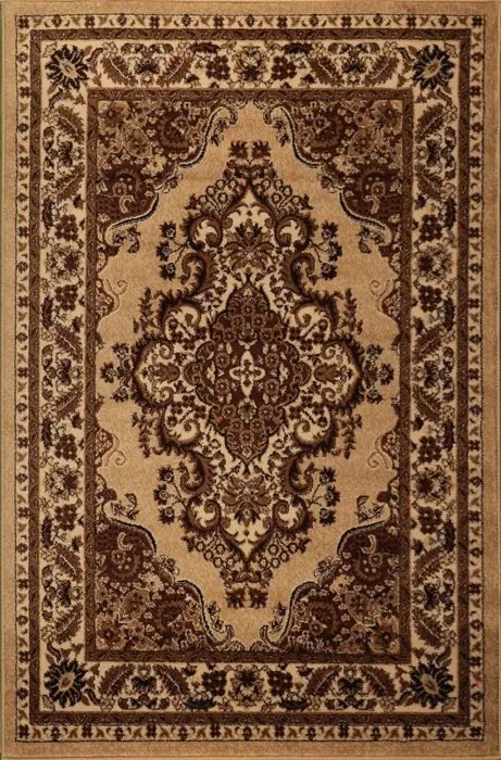 Kusový koberec Medailon 6985 beige cream Varianta: 80x150 cm