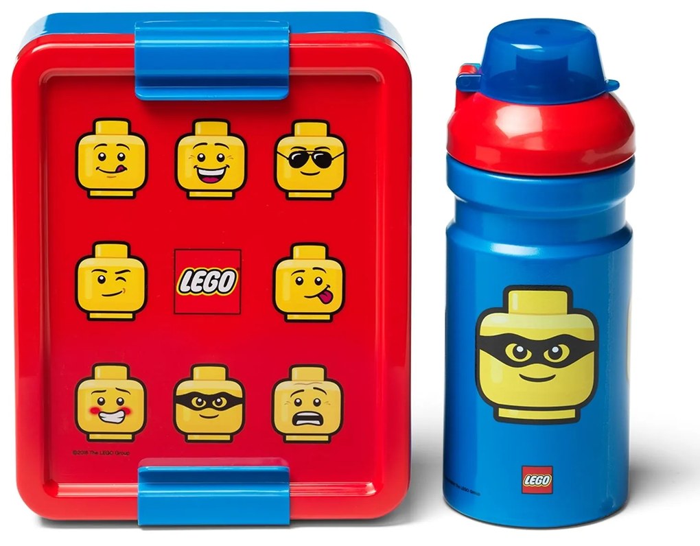 Set na svačinu, láhev a box Lego Lunch Set ICONIC Classic