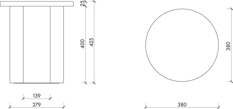 Červená stolička Oly – noo.ma