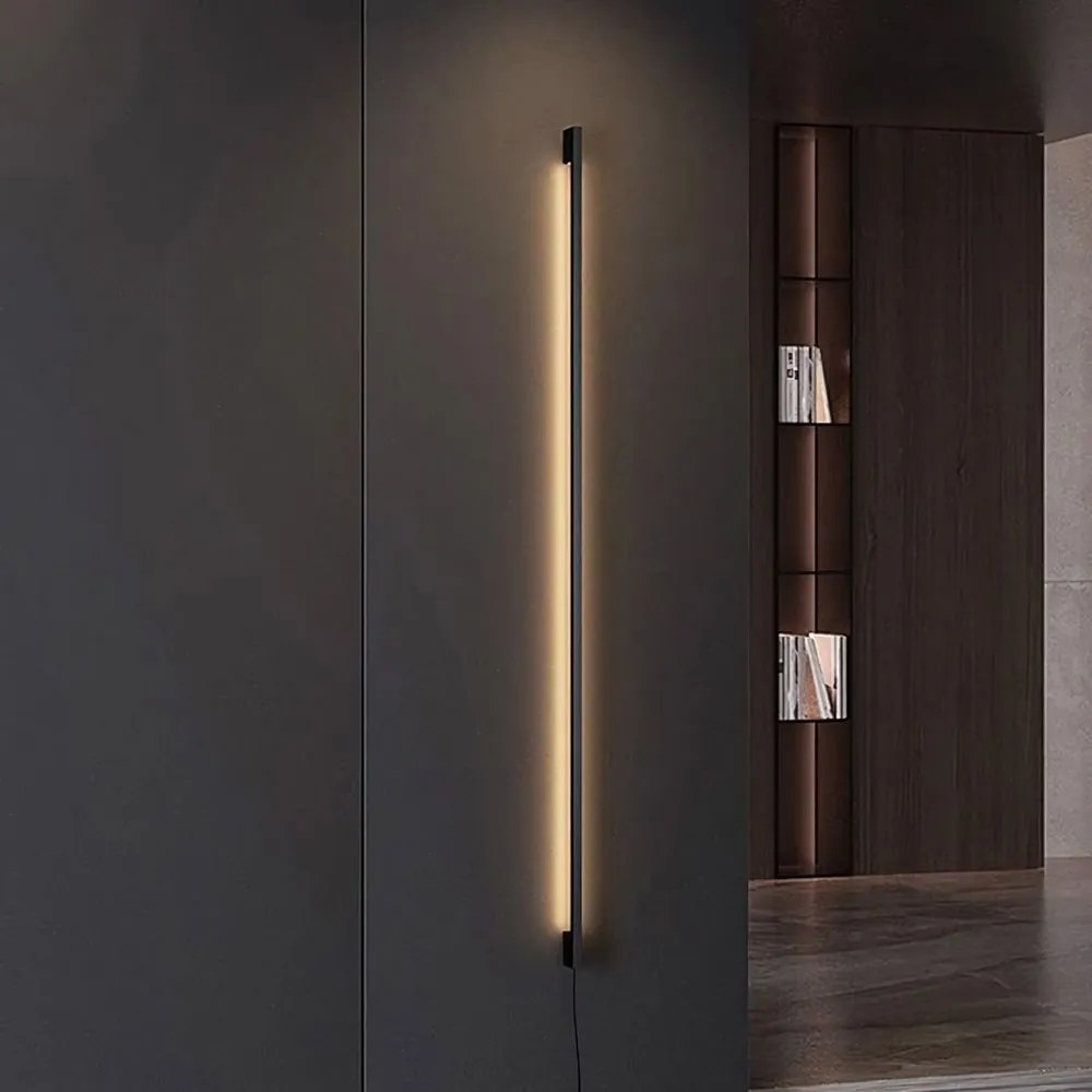 Toolight Toolight, LED nástěnné svítidlo 150cm, 20W, 3000K, LHJ066-W, černá matná, OSW-60034