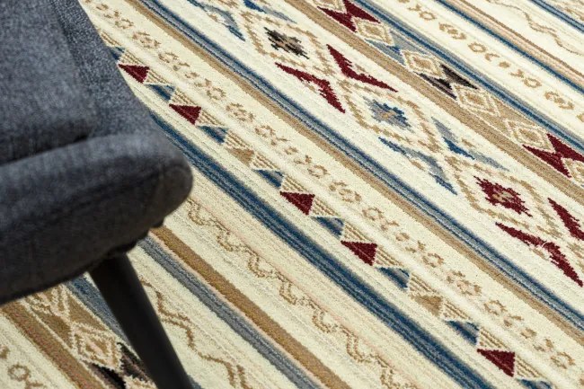 Koberec KILIM 7948/52933 Romby béžový / šedý