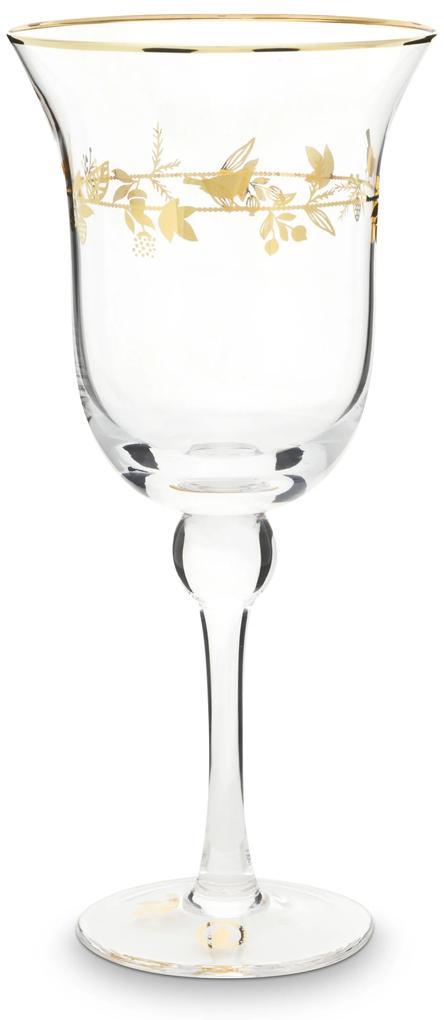 Pip Studio Winter Wonderland sklenice na víno, 360ml (zdobená sklenice na víno 360ml)