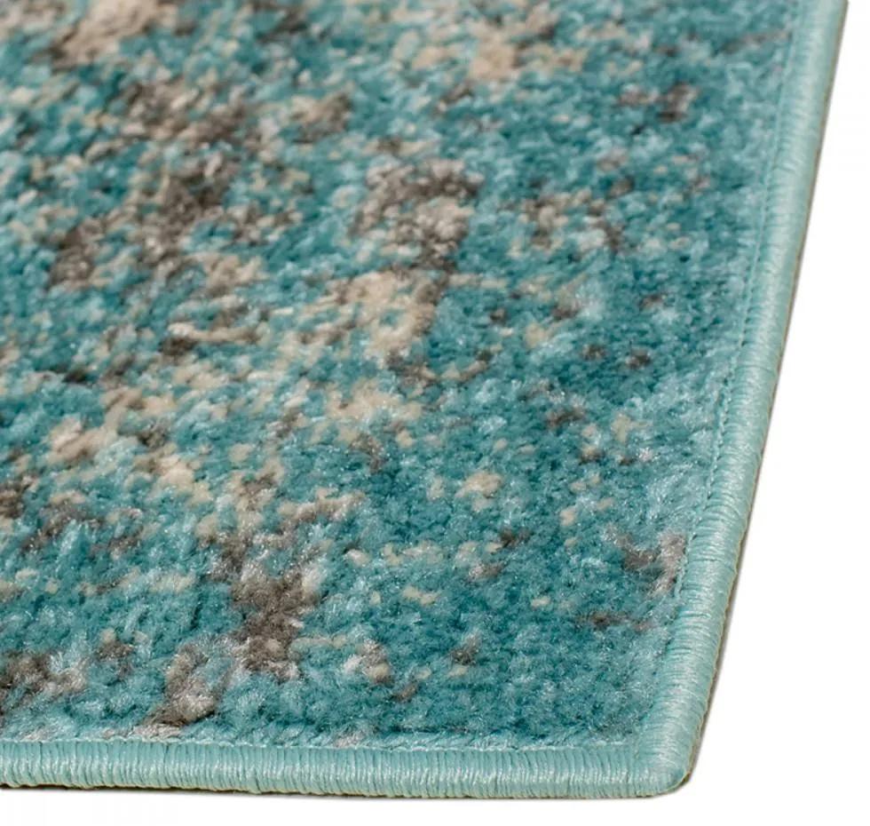 Kusový koberec Alesta tyrkysový 80x250cm