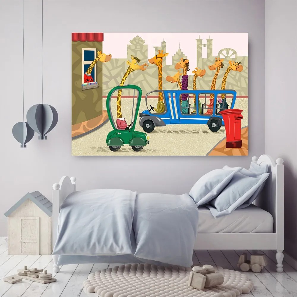 Gario Obraz na plátně Svět žiraf - Gustavo Gabriel San Martin Rozměry: 60 x 40 cm
