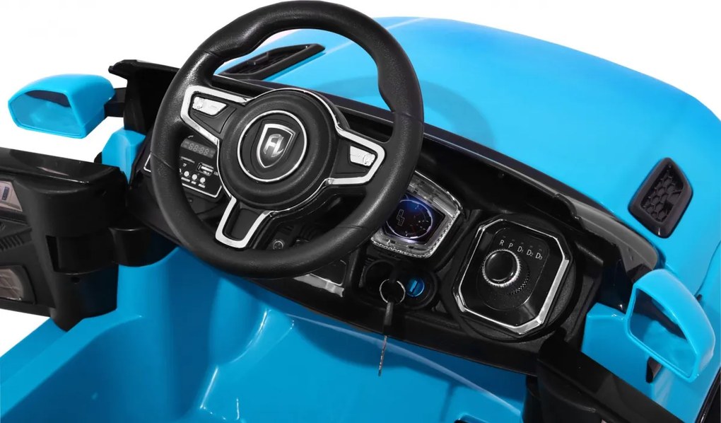 Ramiz Elektrické autíčko Rapid Racer pro děti - modré SUV + dálkové ovládání
