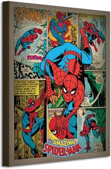 Obraz na plátně Marvel Spiderman (Retro) 40x50cm WDC94595