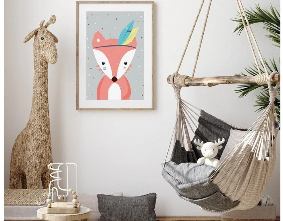 Dětský plakát LIŠKA na zeď Zvolte rozměr: 20 x 30 cm