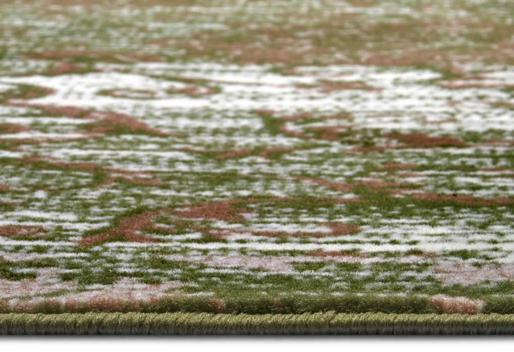 Hanse Home, Kusový koberec Gloria 105521 Green Creme, 80x150, zelená, chodba / předsíň