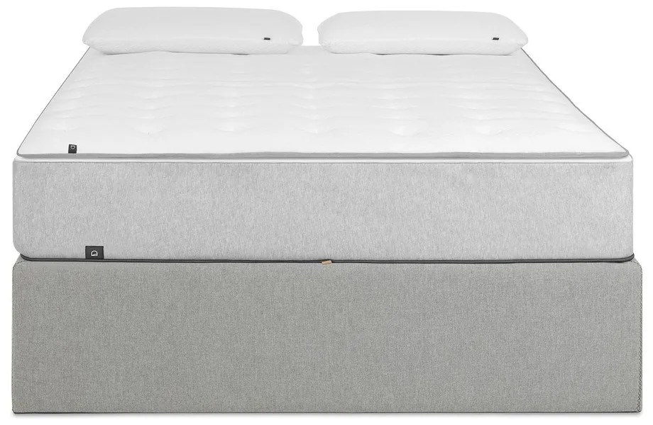 Černá čalouněná dvoulůžková postel s úložným prostorem 180x200 cm Matters – Kave Home
