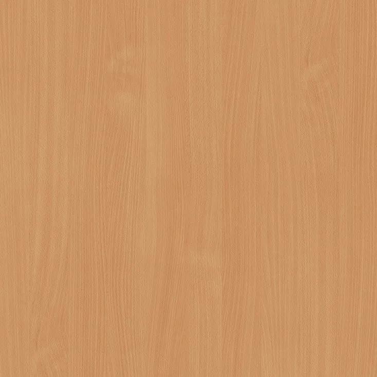 Kovová zásuvková kartotéka PRIMO s dřevěnými čely A4, 2 zásuvky, šedá/buk