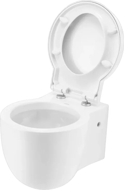 UPTrend Závěsný WC komplet bez příruby OVO TR2085 včetně Soft-Close sedátka, bílá lesk