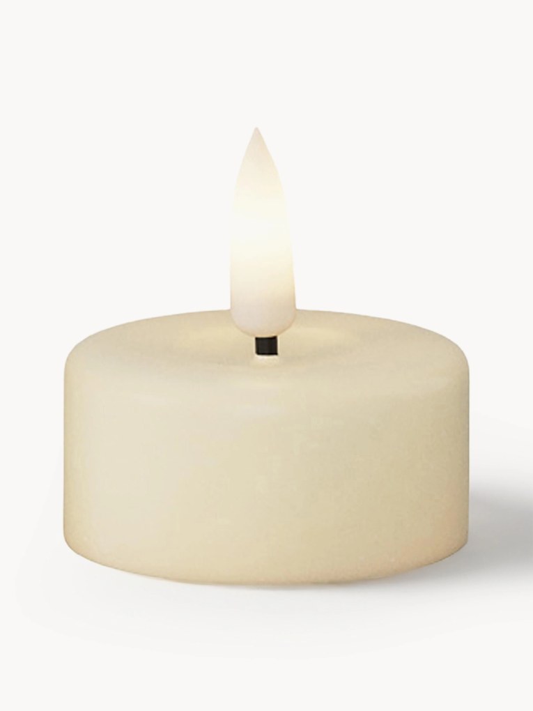 Ručně vyrobené čajové LED svíčky Real Flame, 4 ks