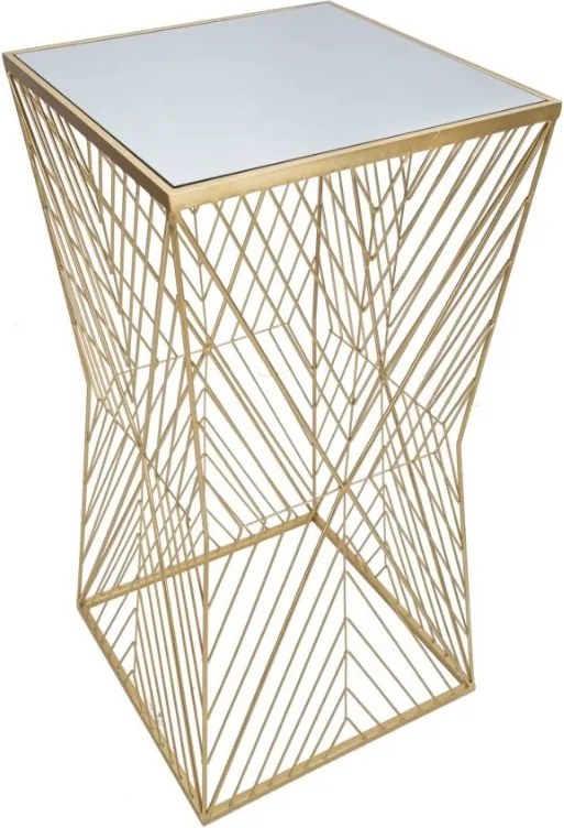 Designový odkládací stolek Heimdall 50 cm zlatý