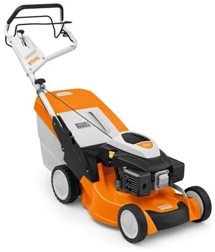 STIHL RM 650.0 V – benzinová sekačka s pojezdem 2,6 kW, 173 cm3, záběr 48 cm, koš 70 l