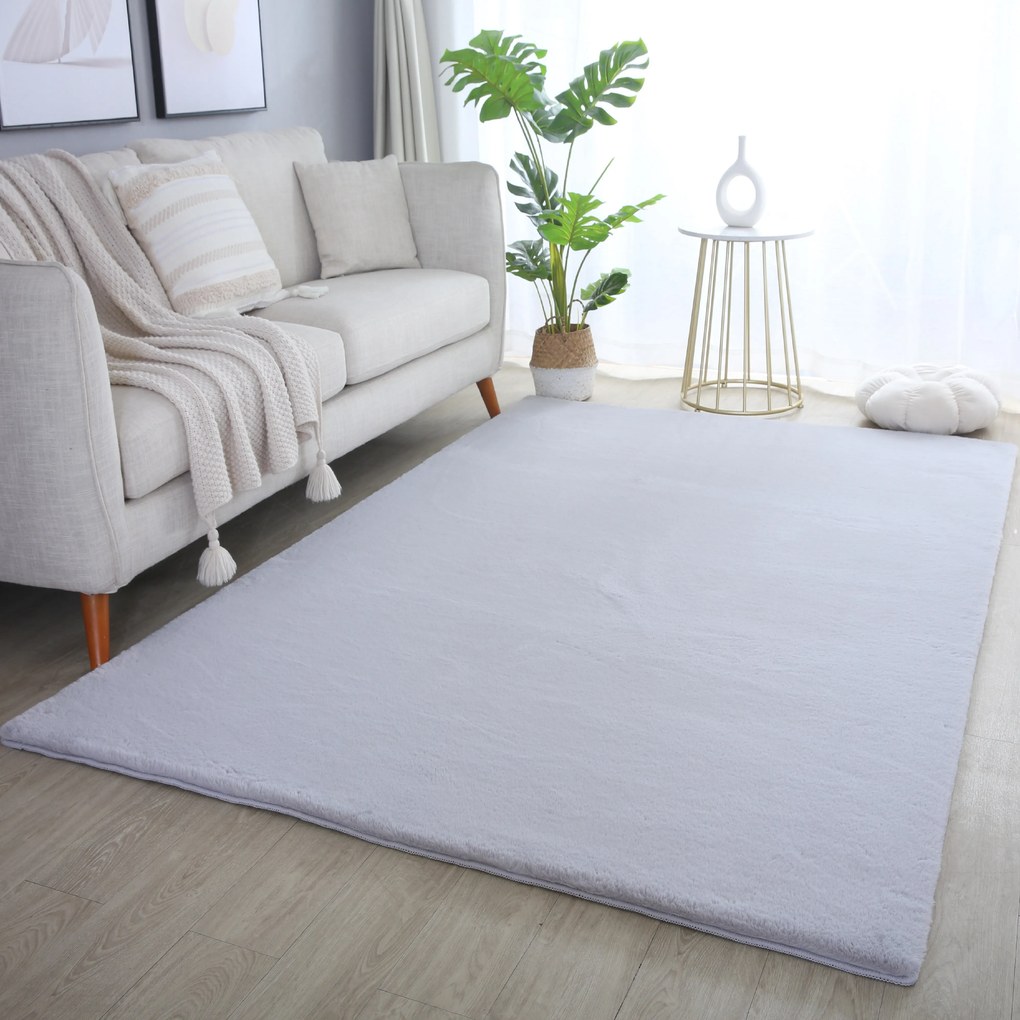 Ayyildiz, AKCE: 160x230 cm Kusový koberec Pouffy 5100 Silver, šedá, obývací pokoj