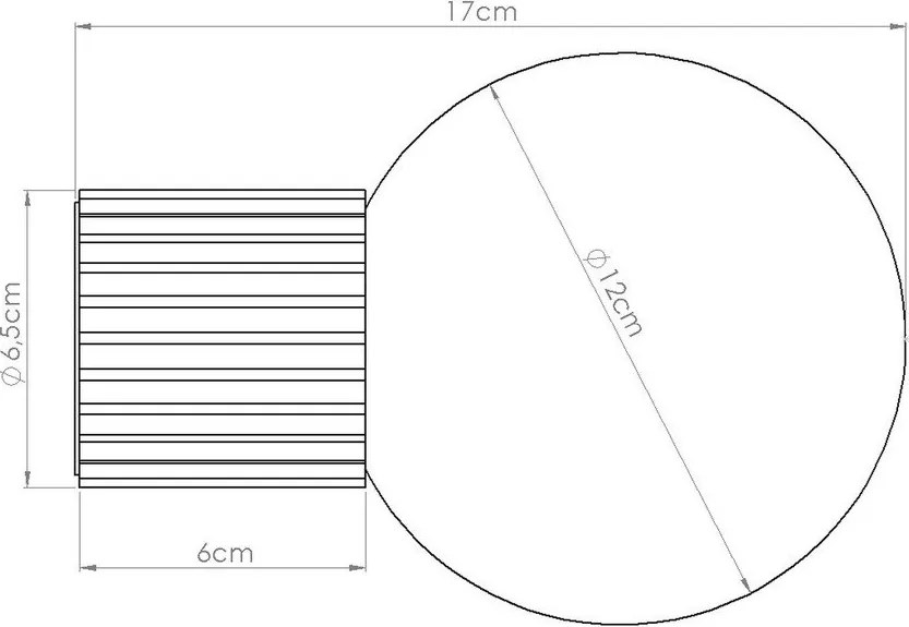 Šalvějově zelené nástěnné svítidlo z opálového skla ø 12 cm Orbital – Sollux