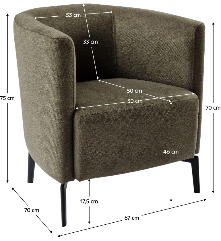 Kondela Designové křeslo, zelená/černá, KAPY