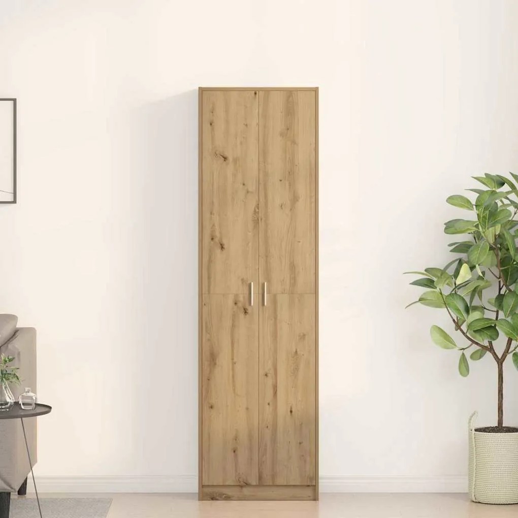Šatní skříň Artisanový dub 55 x 25 x 189 cm Kompozitní dřevo 3334016