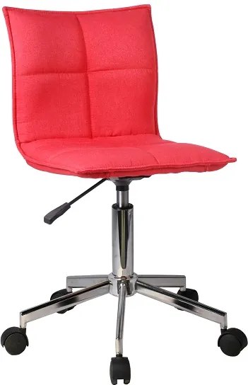 Kancelářská židle v červené barvě TK2054