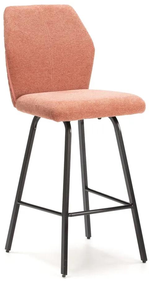 Barové židle v lososové barvě v sadě 4 ks 65 cm Bei – Marckeric