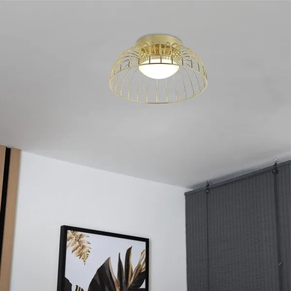 LED Stropní svítidlo BETSY LED/12W/230V pr. 25 cm zlatá
