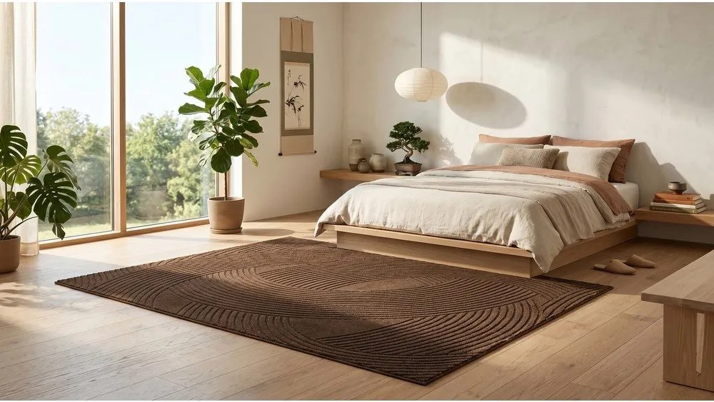 Hnědý koberec 160x230 cm Zephyr – ESTE