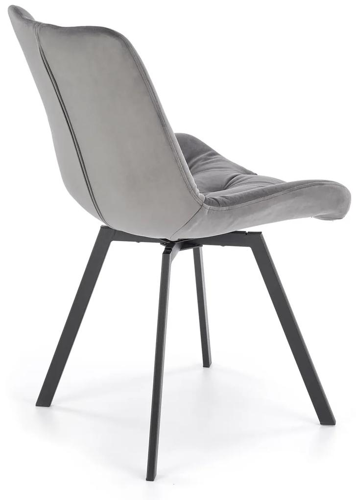 HALMAR K519 židle šedá