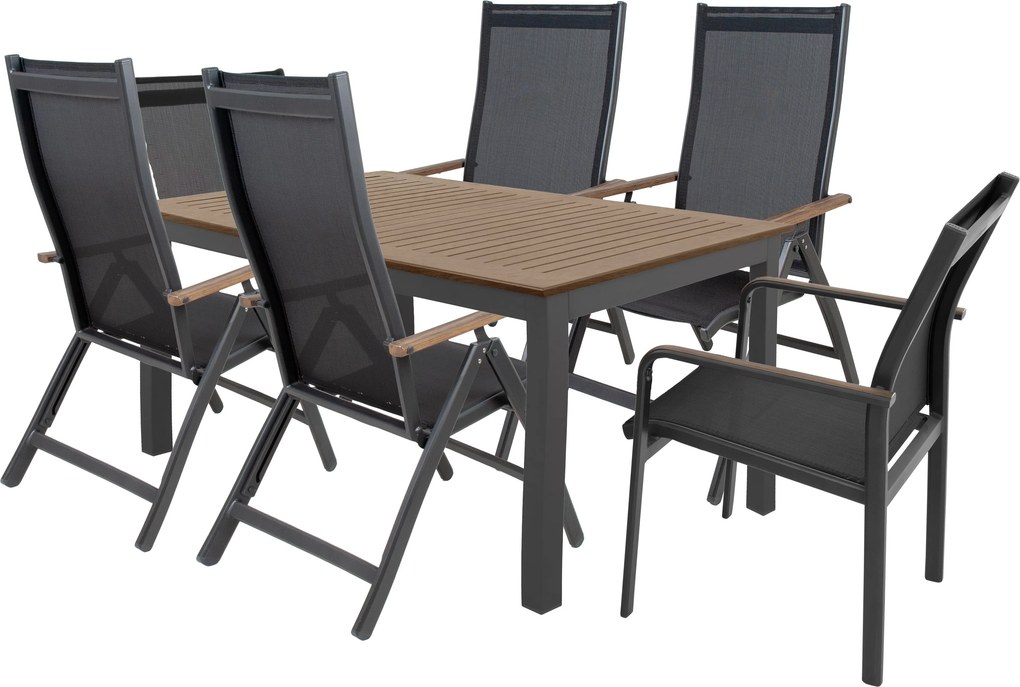 Doppler EXPERT WOOD Plus zahradní sedací souprava 4+2+1