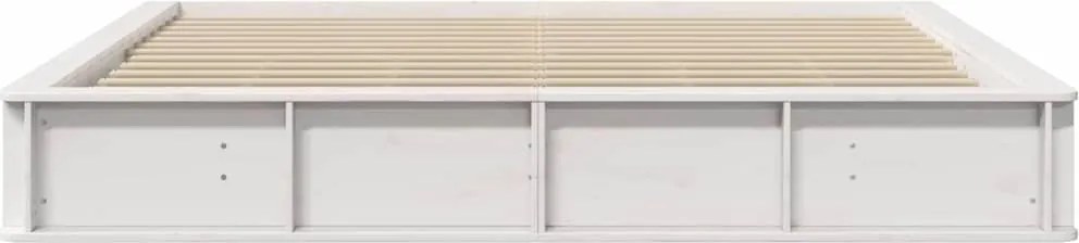 Rám postele Bílá 180 x 200 cm Masivní borové dřevo 3385707