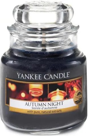 Yankee Candle Svíčka Yankee Candle 411gr - Autumn Night, černá barva, sklo