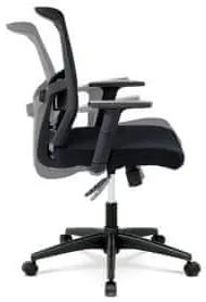 Autronic Kancelářská židle Kancelářská židle, látka černá, houpací mechnismus (KA-B1012 BK)