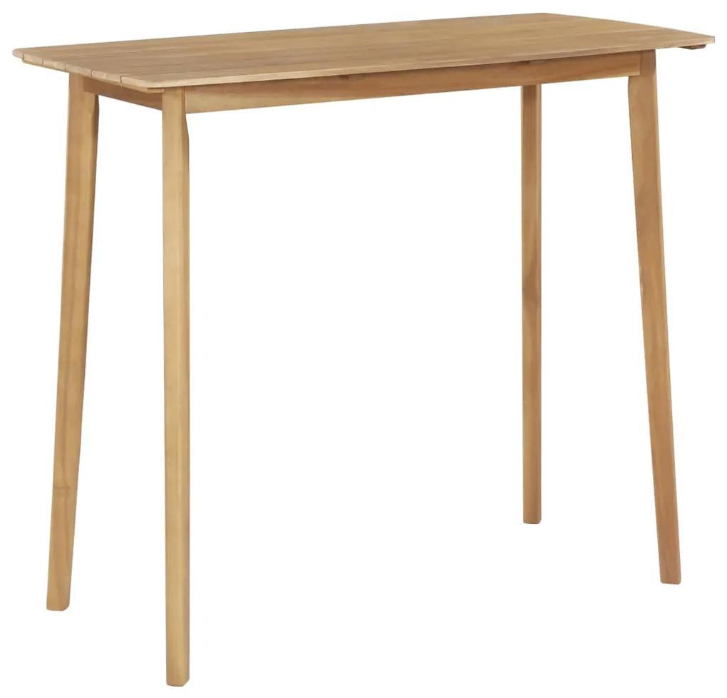 44227 vidaXL Barový stůl 120 x 60 x 105 cm masivní akáciové dřevo