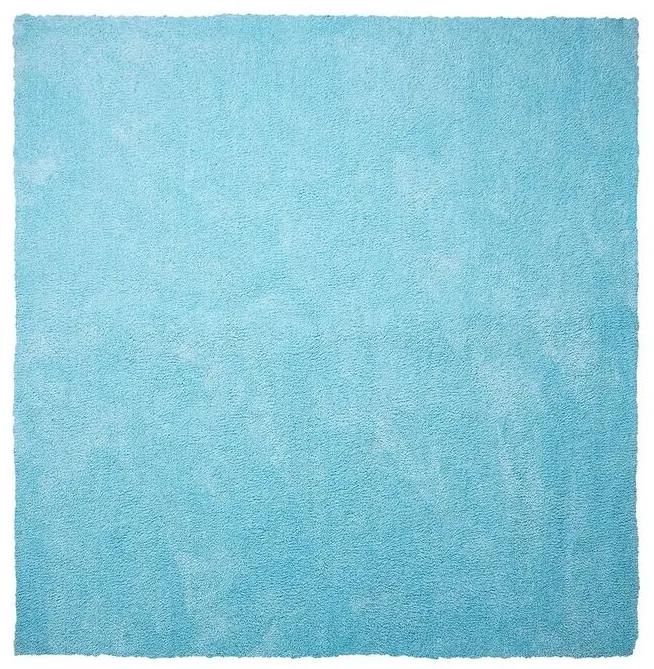 Koberec světle modrý DEMRE, 200x200 cm, karton 1/1