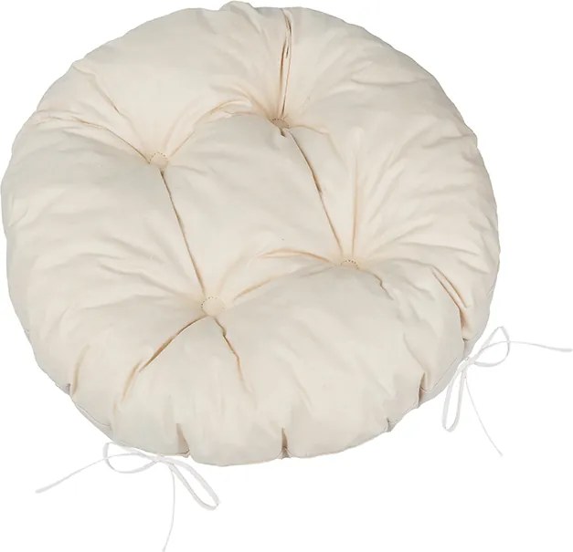 Bellatex Sedák Adéla prošívaný kulatý Béžová 40 cm, (průměr)