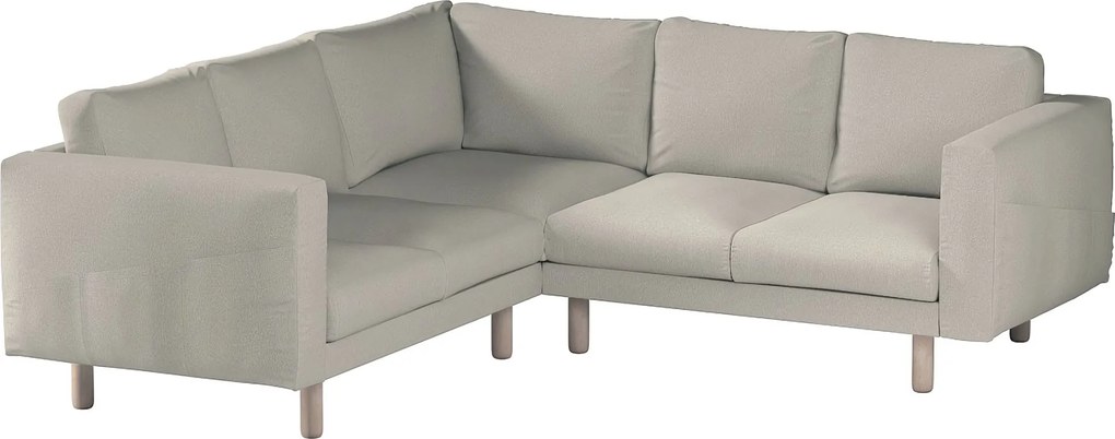 Potah na pohovku IKEA Norsborg rohová 4-místná barva béžová látka pletený vzor
