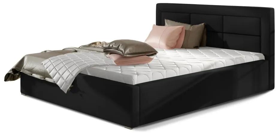 Čalouněná postel ROSANO - Soft 11 - 140x200cm - Dřevo