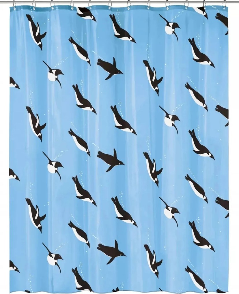 Kleine Wolke Sprchový závěs Penguin 180 x 200 cm