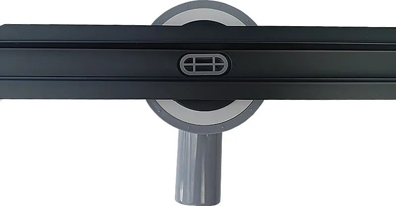 BPS-koupelny Sprchový odtokový žlab DL03 HYD-2608 90 cm, černý
