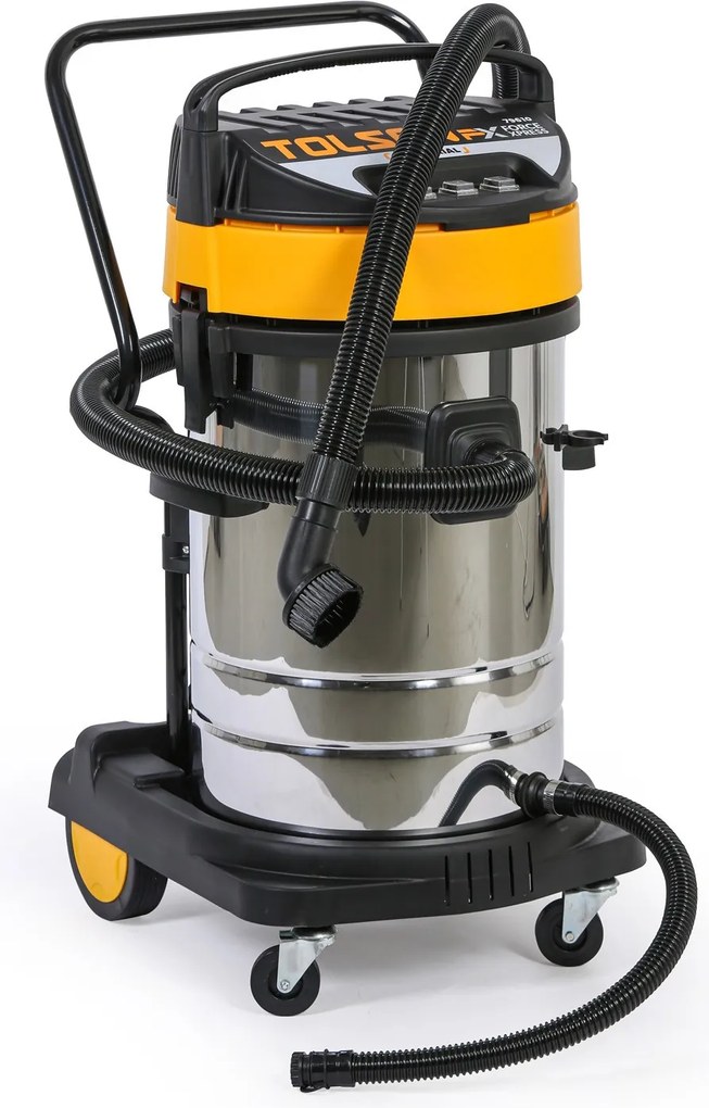 Průmyslový vysavač TOLSEN 79610, suché/mokré sání, 3000 W, 80 l