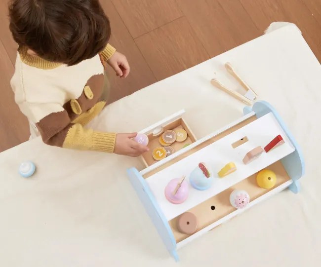Viga 44842 Dřevěná mini zmrzlinárna a cukrárna PolarB