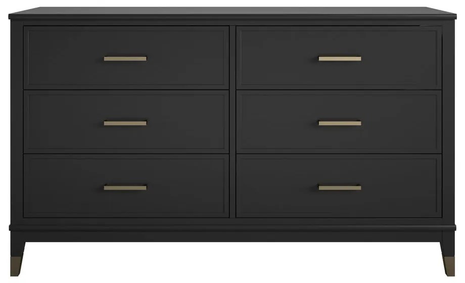 Černá komoda 144x85x41 cm Westerleigh – Støraa