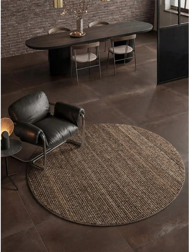 Hnědý koberec ø 200 cm Wilma – Villeroy&Boch
