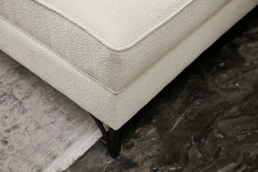Hanah Home Rohová pohovka BERLIN krémová levá 258 cm 825BLC2803