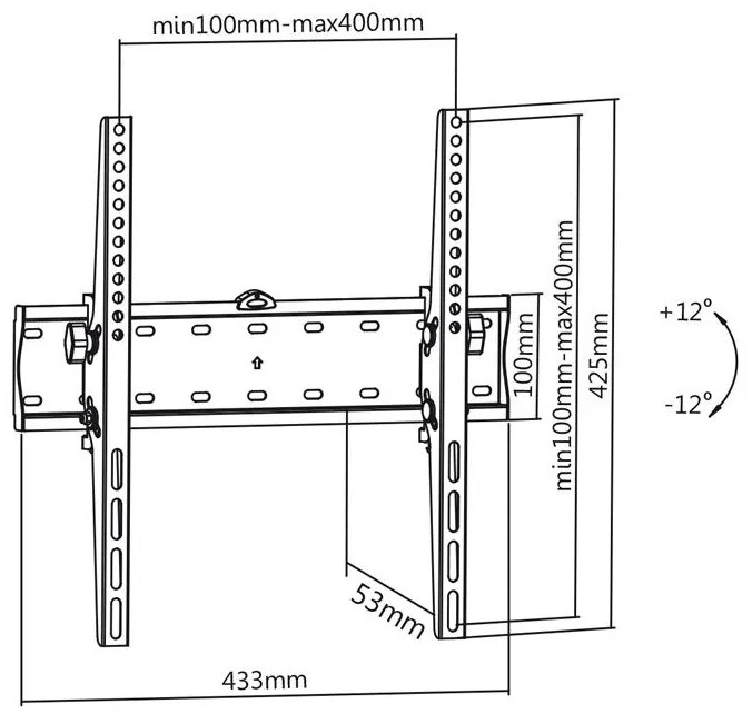 Televizní držák Fiber Mounts M6C65