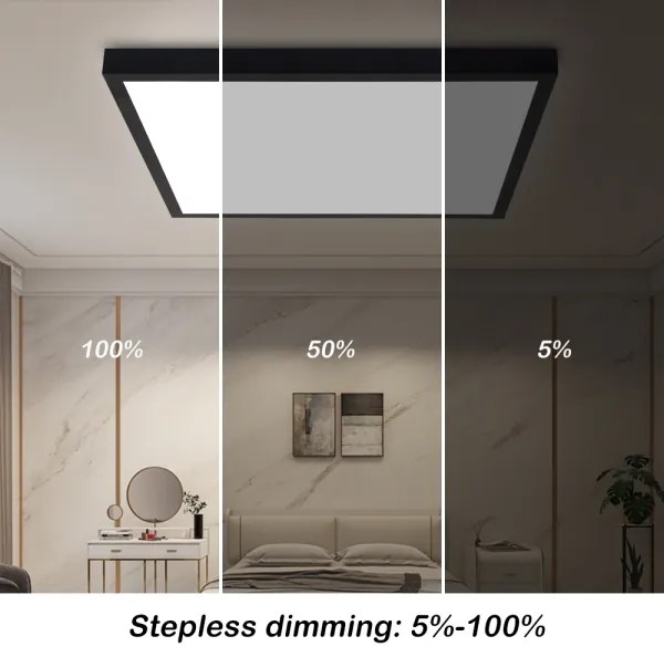 Brilagi-LED Stmívatelné koupelnové svítidlo FRAME SMART LED/50W/230V IP44 čer+DO