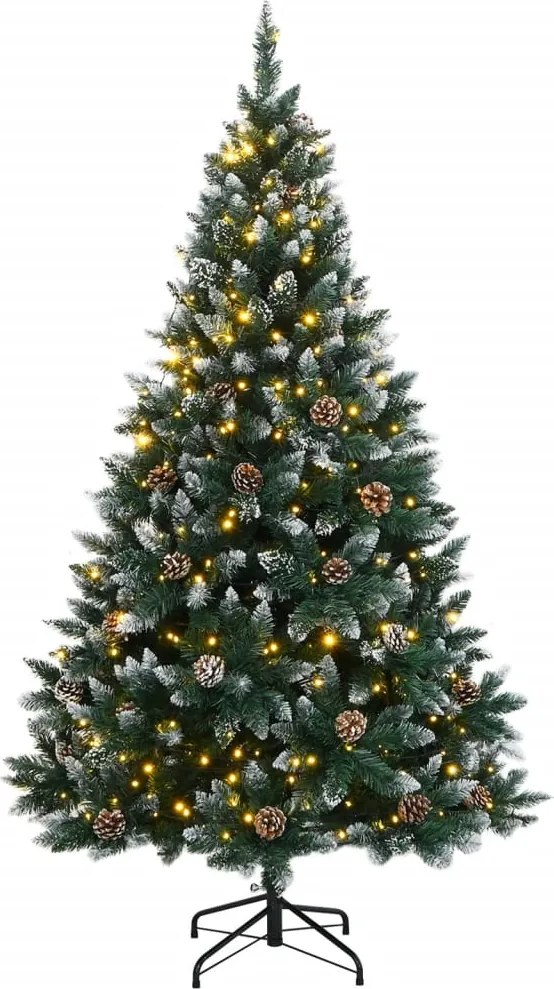 Umělý vánoční stromek s 300 LED 210 cm 3315776